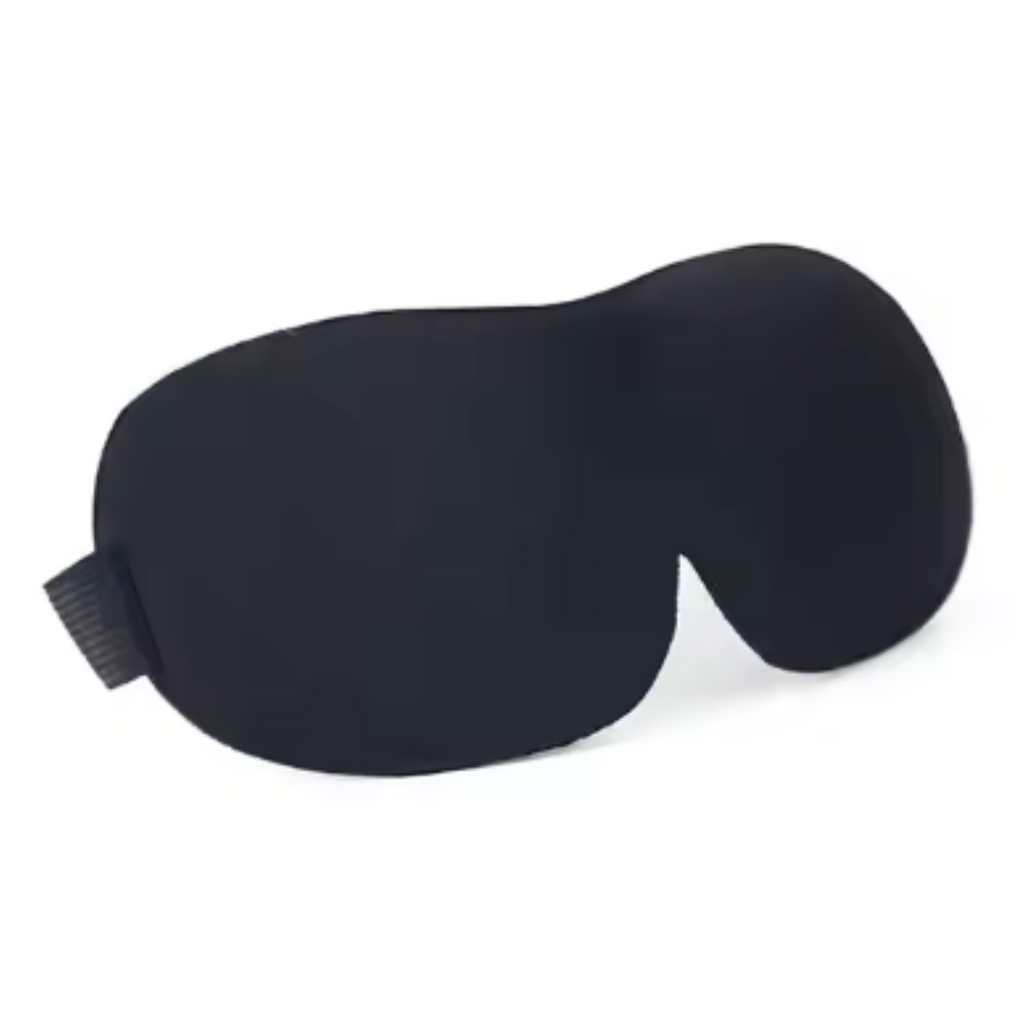 Contoured Eye Mask | Lash Lift & Extension Safe Sleep Mask (Black ...